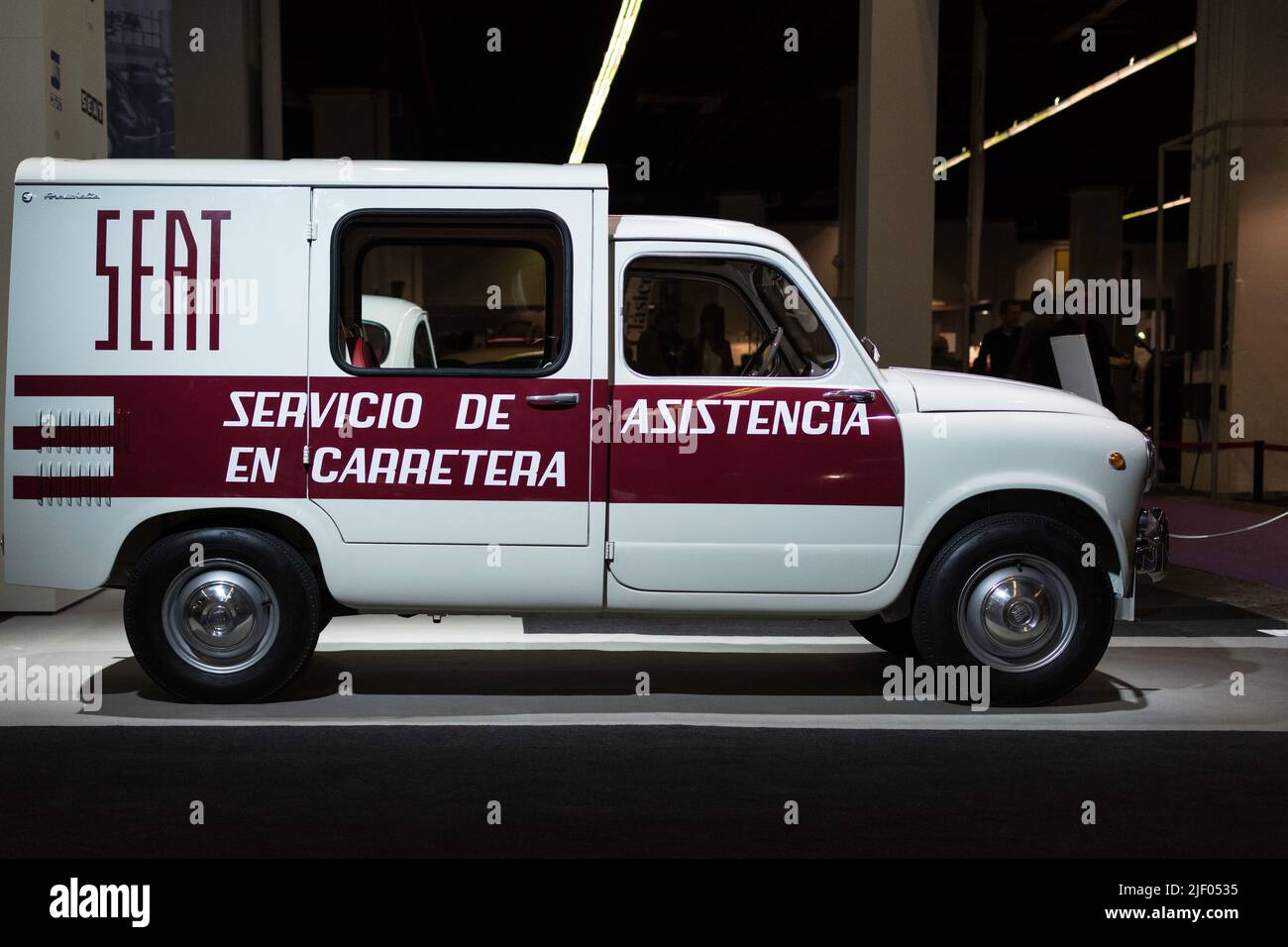 Rare today spanish van in the museum. Siata 600 Formichetta Stock Photo ...