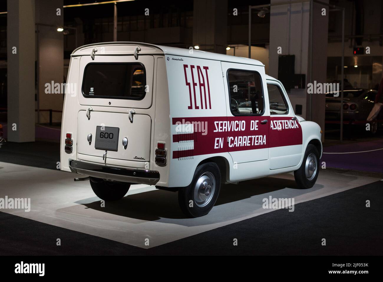 Rare today spanish van in the museum. Siata 600 Formichetta Stock Photo ...