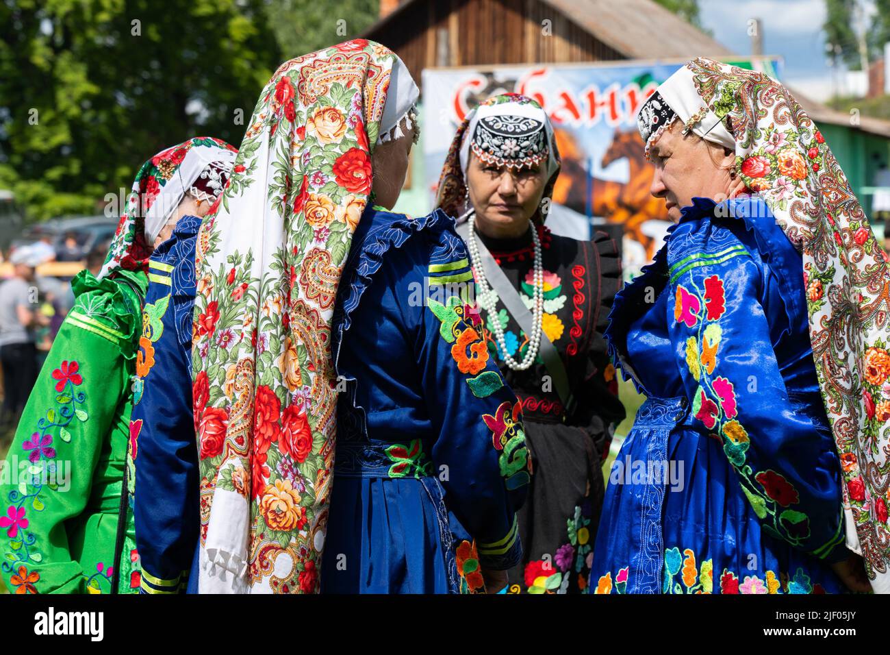 Yekaterinburg, Russia - JUNE 2022: Sabantuy - the Peoples Tatar and ...