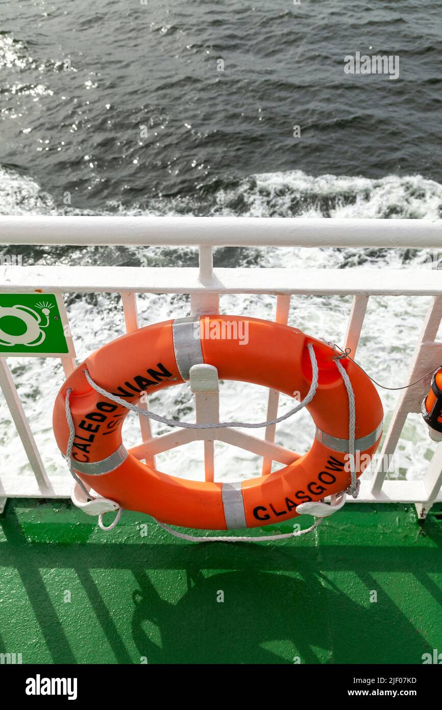 Lifebuoy on sailing ship hi-res stock photography and images - Alamy