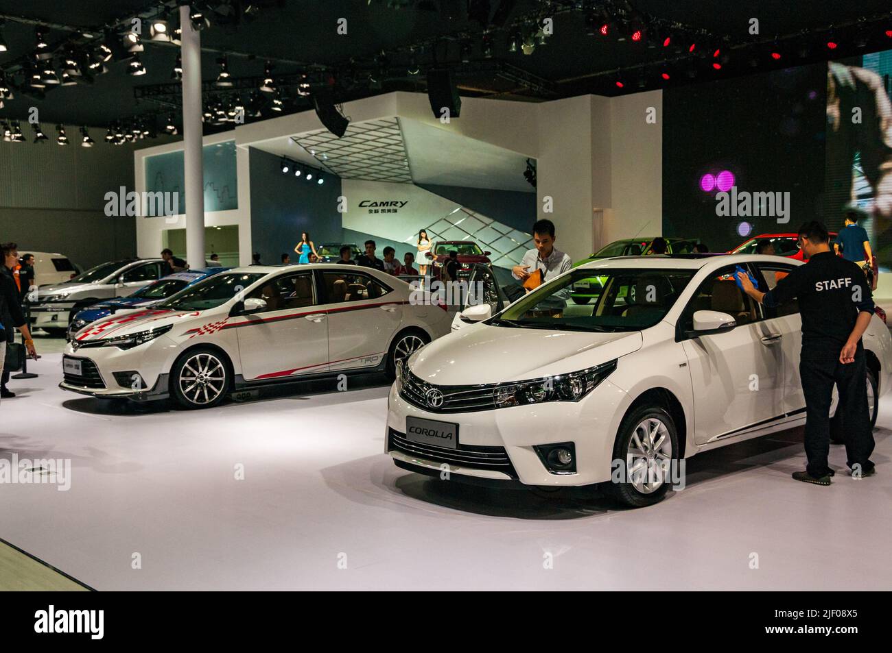 The Toyota Levin and Corolla cars from Toyota’s GAC and FAW joint ... The Toyota Levin and Corolla cars from Toyota’s GAC and FAW joint ...