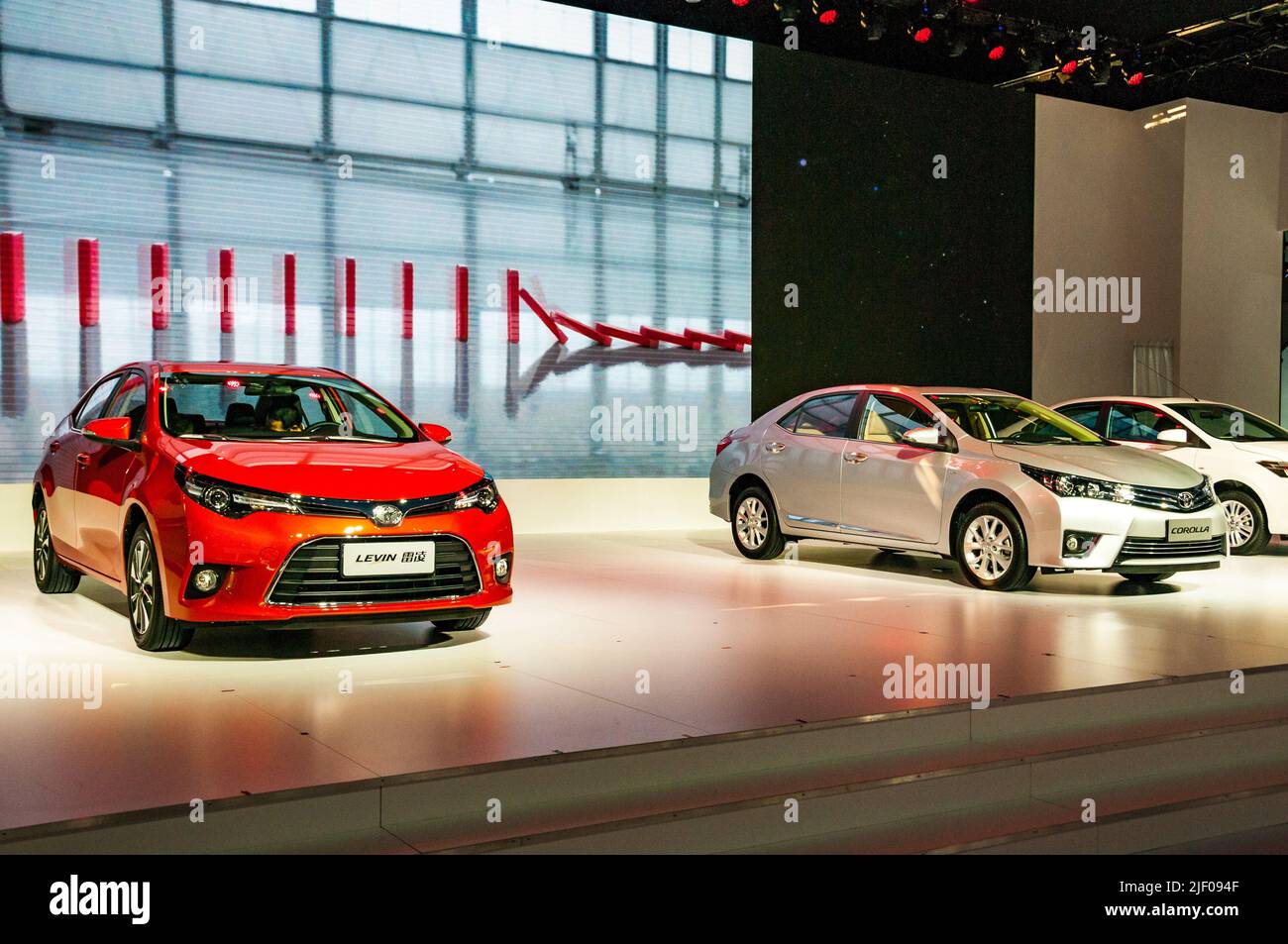 The Toyota Levin and Corolla cars from Toyota’s GAC and FAW joint ... The Toyota Levin and Corolla cars from Toyota’s GAC and FAW joint ...