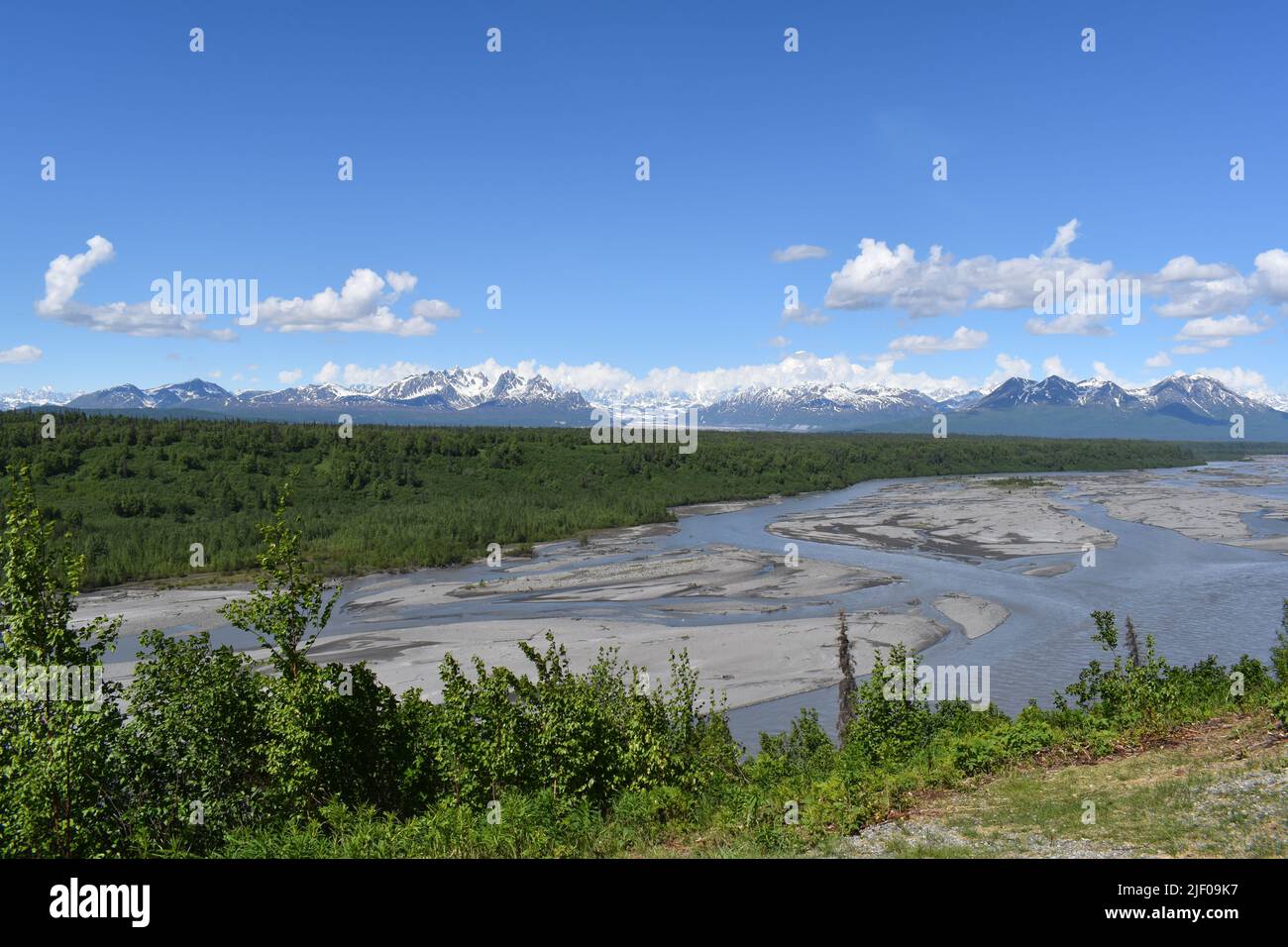 Aerial view alaska wetlands hi-res stock photography and images - Alamy