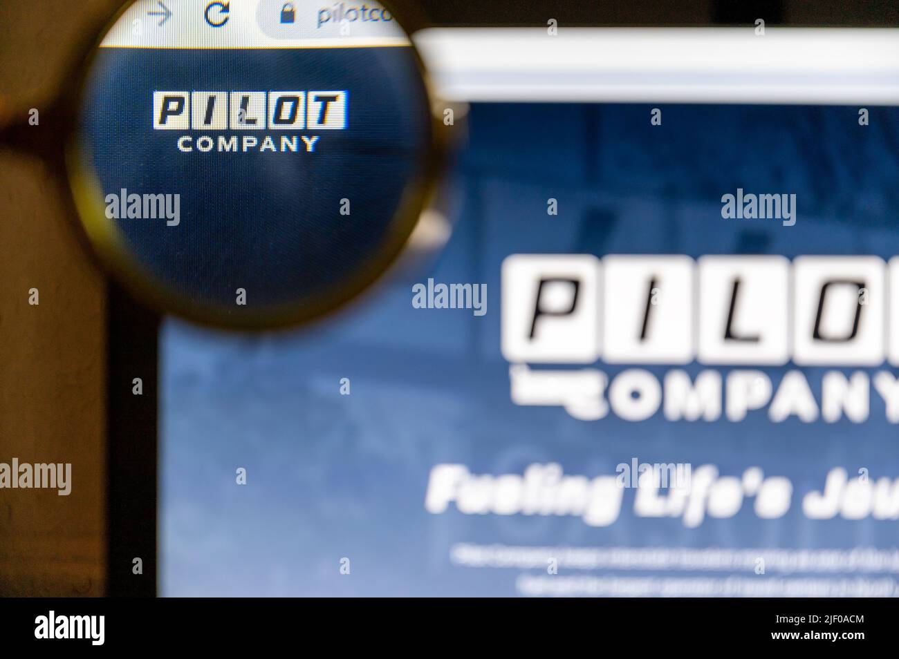 Pilot Company website homepage. Pilot Company American petroleum ...