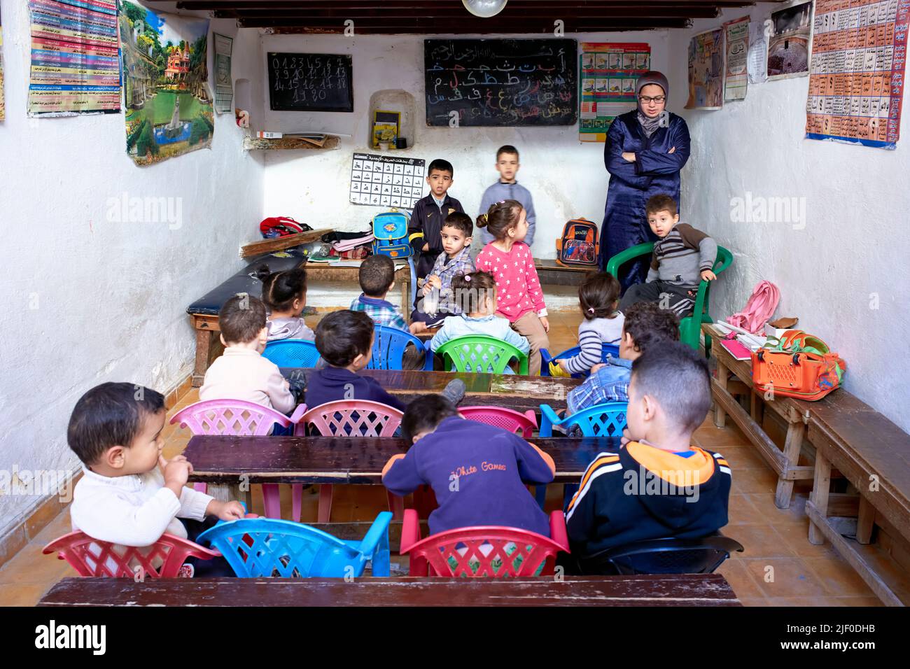 Kindergarten classroom chair hi-res stock photography and images - Alamy
