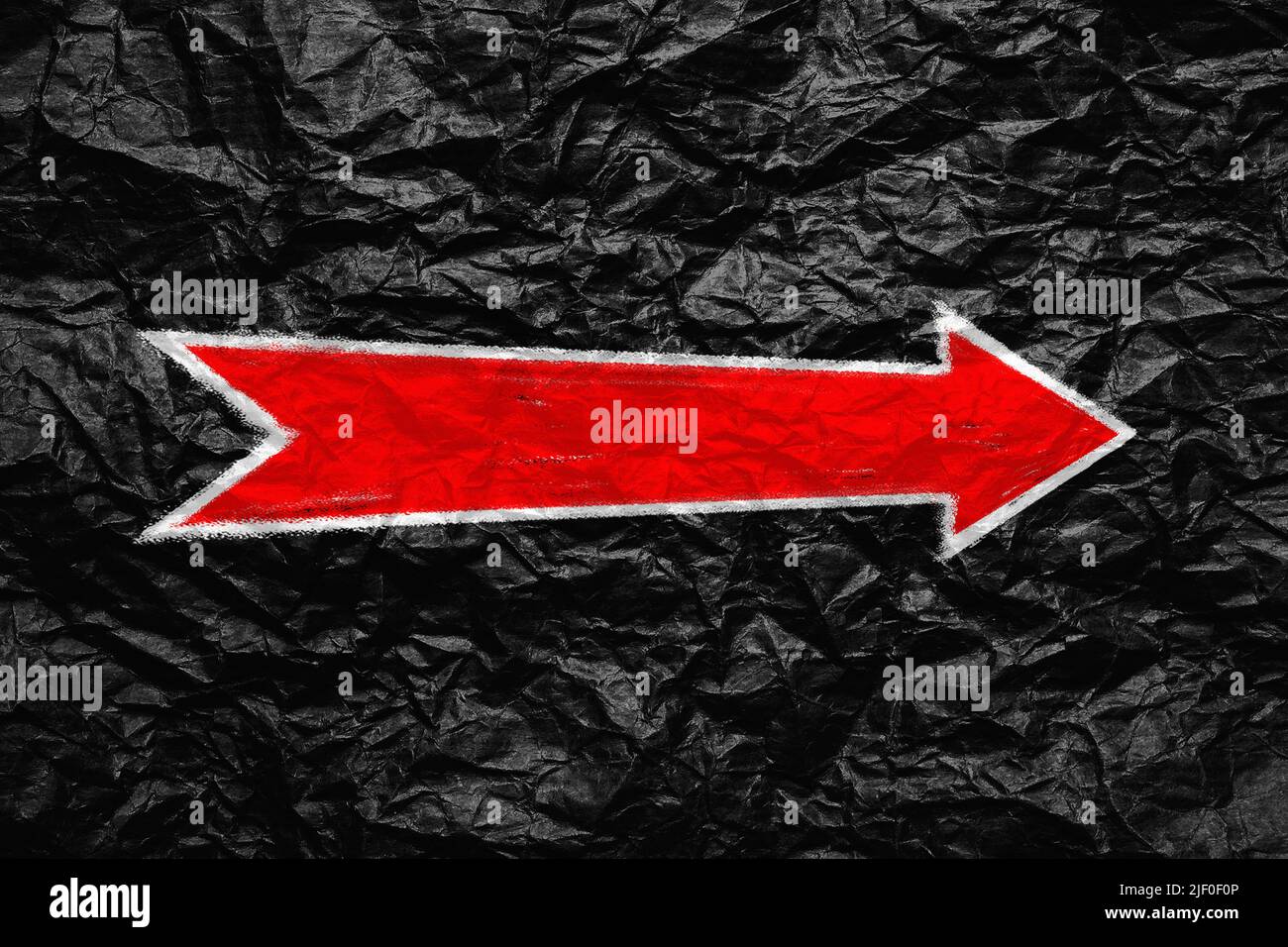 Red arrow on street hi-res stock photography and images - Alamy