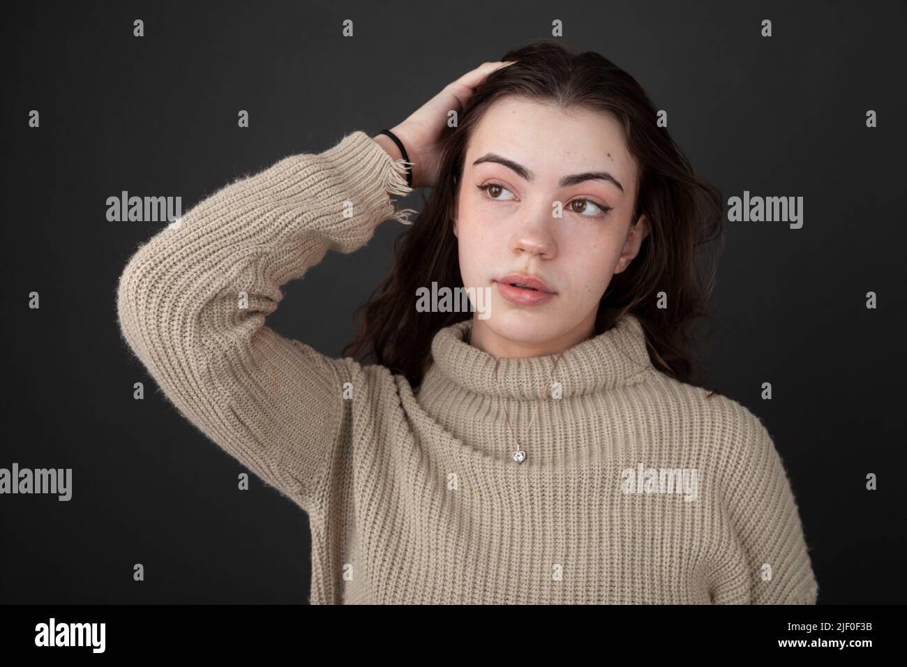 Beautiful brunette 20 year old hi-res stock photography and images - Alamy