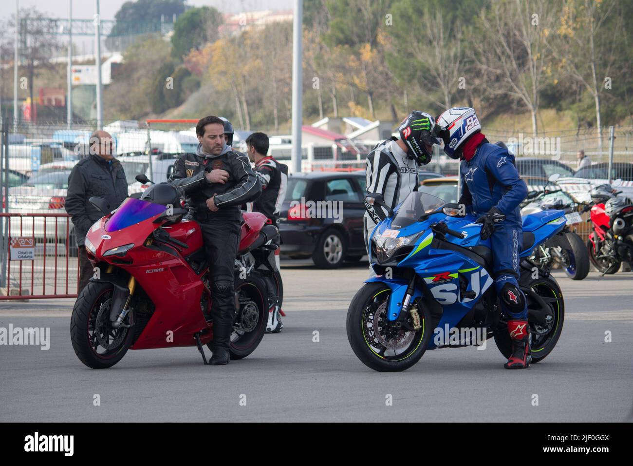 Ducati sport classic motorcycle rider hi-res stock photography and ...