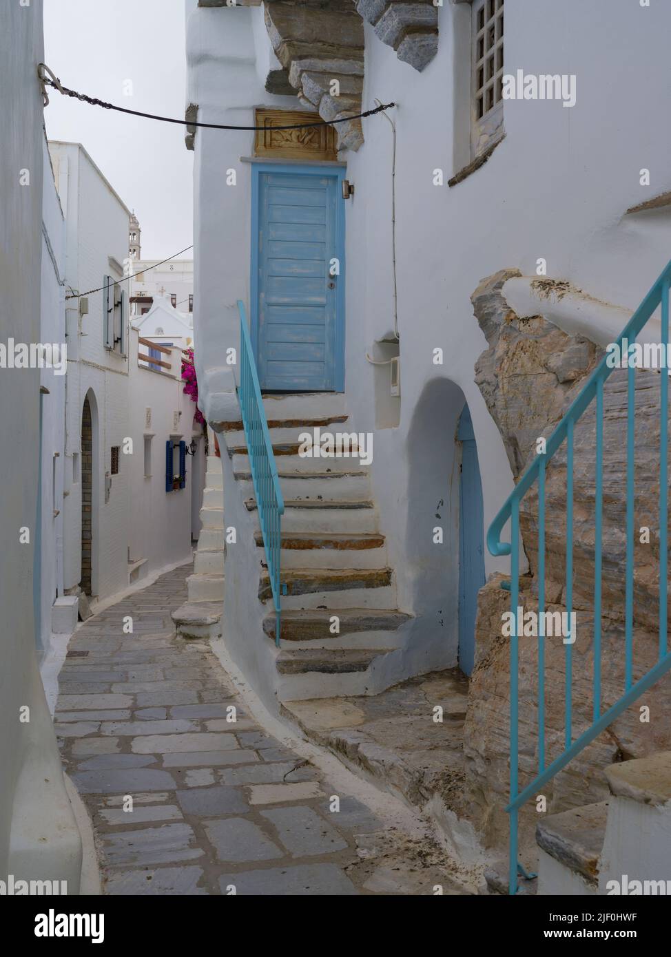 Kardiani Tinos Island Stock Photo - Alamy