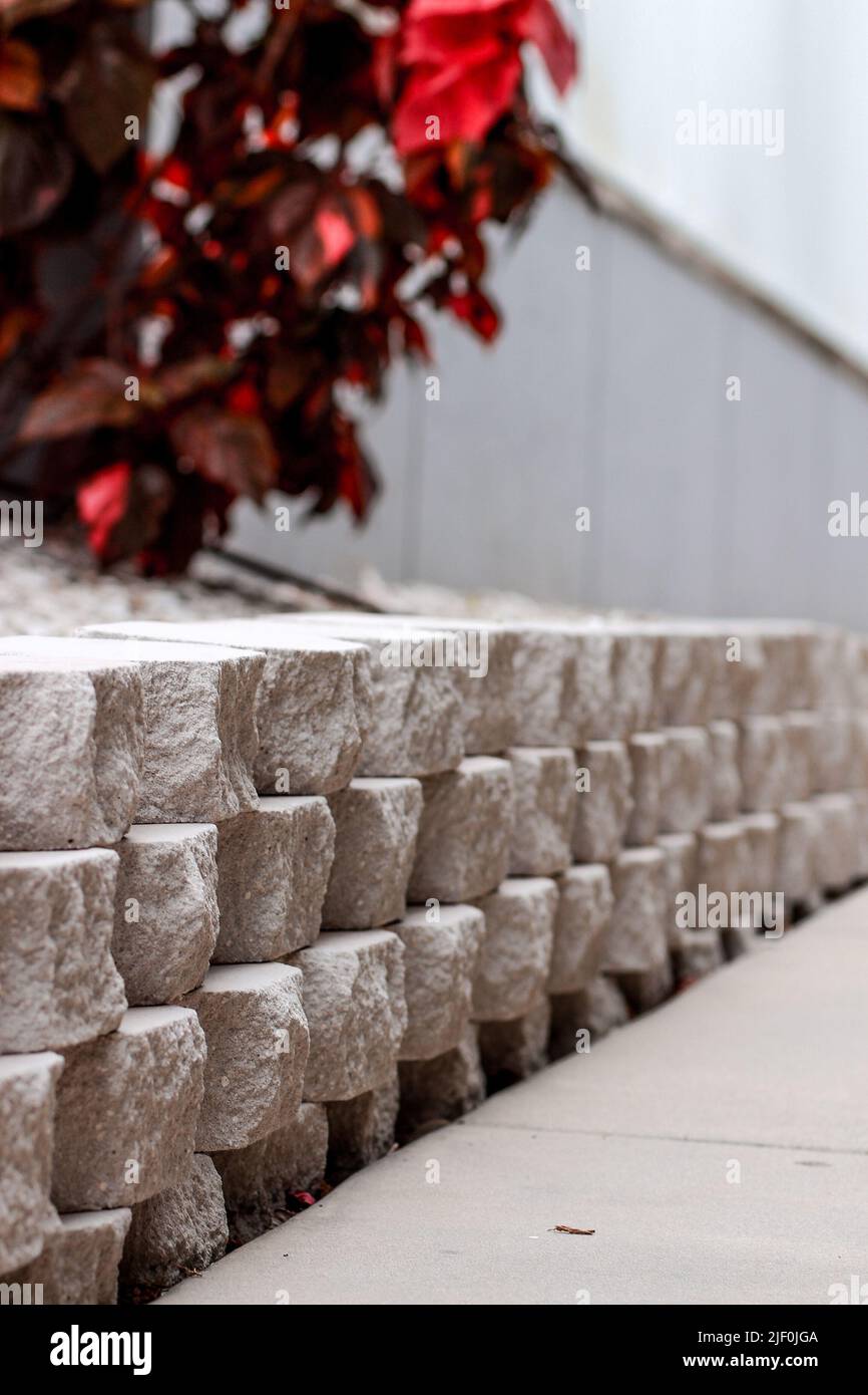 Retaining blocks hi-res stock photography and images - Alamy