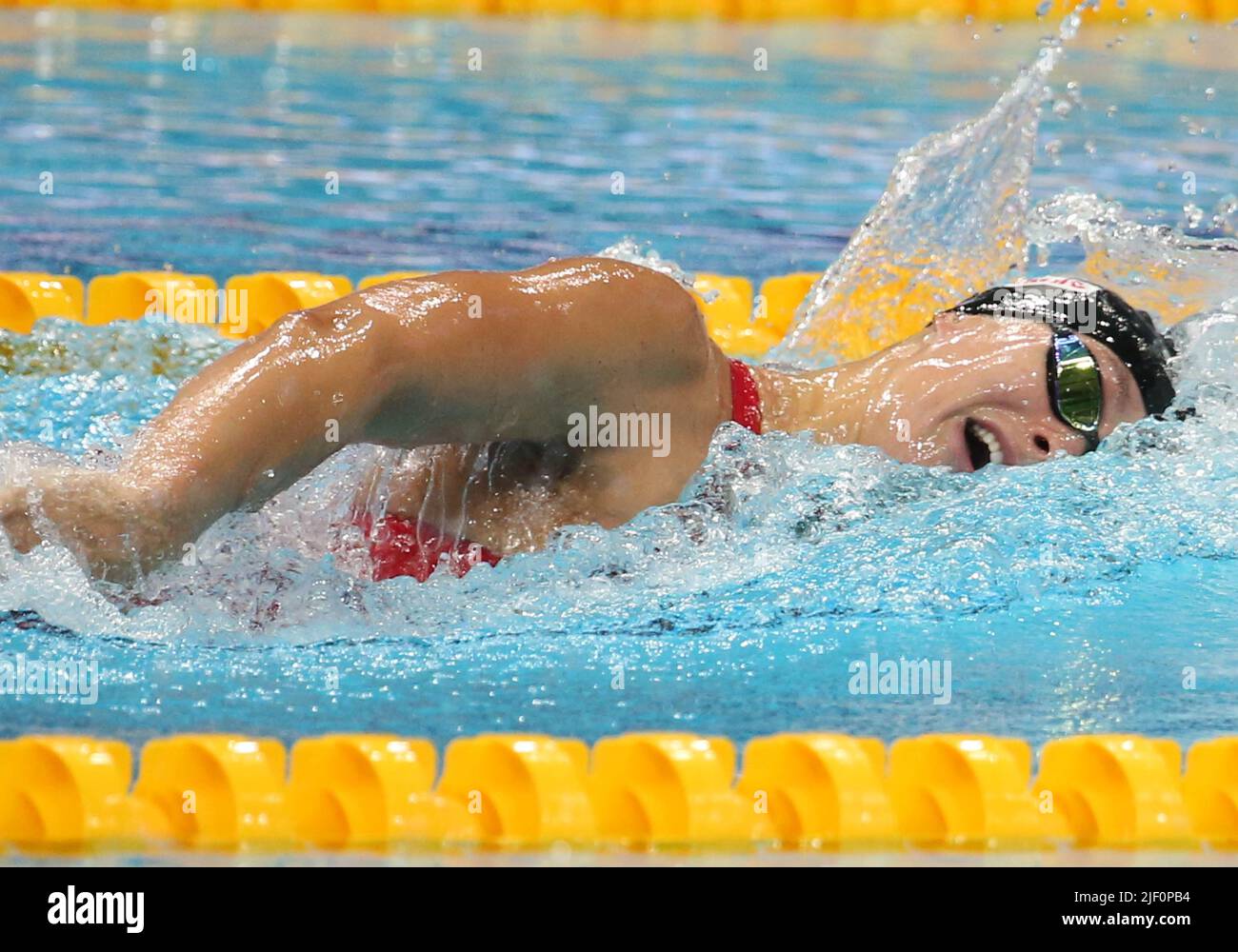 Penny Oleksiak of Canada Finale 200 M Freestyle Men during the 19th ...
