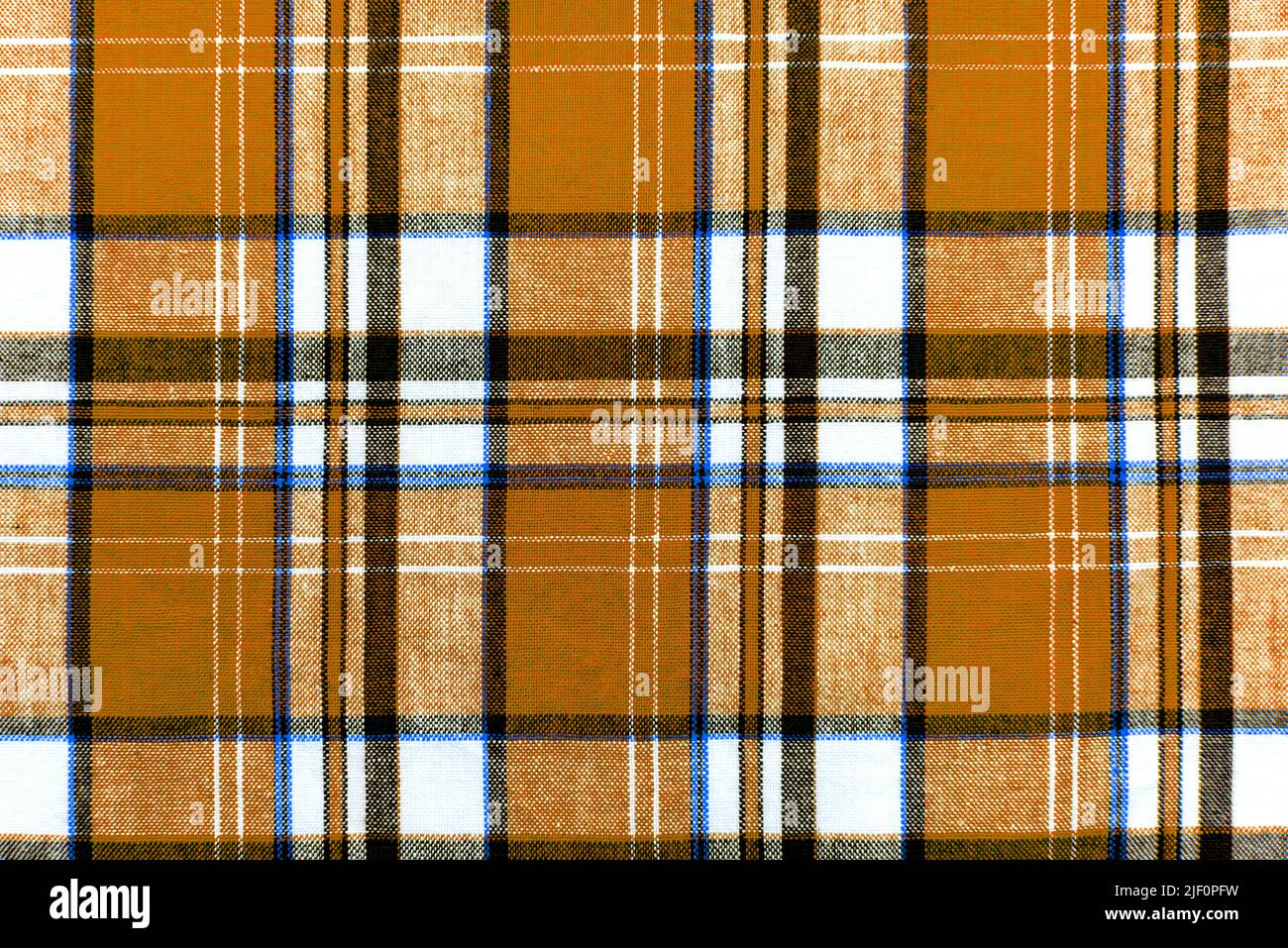 Background from fabric in a cage. Checkered texture. Texture with ...