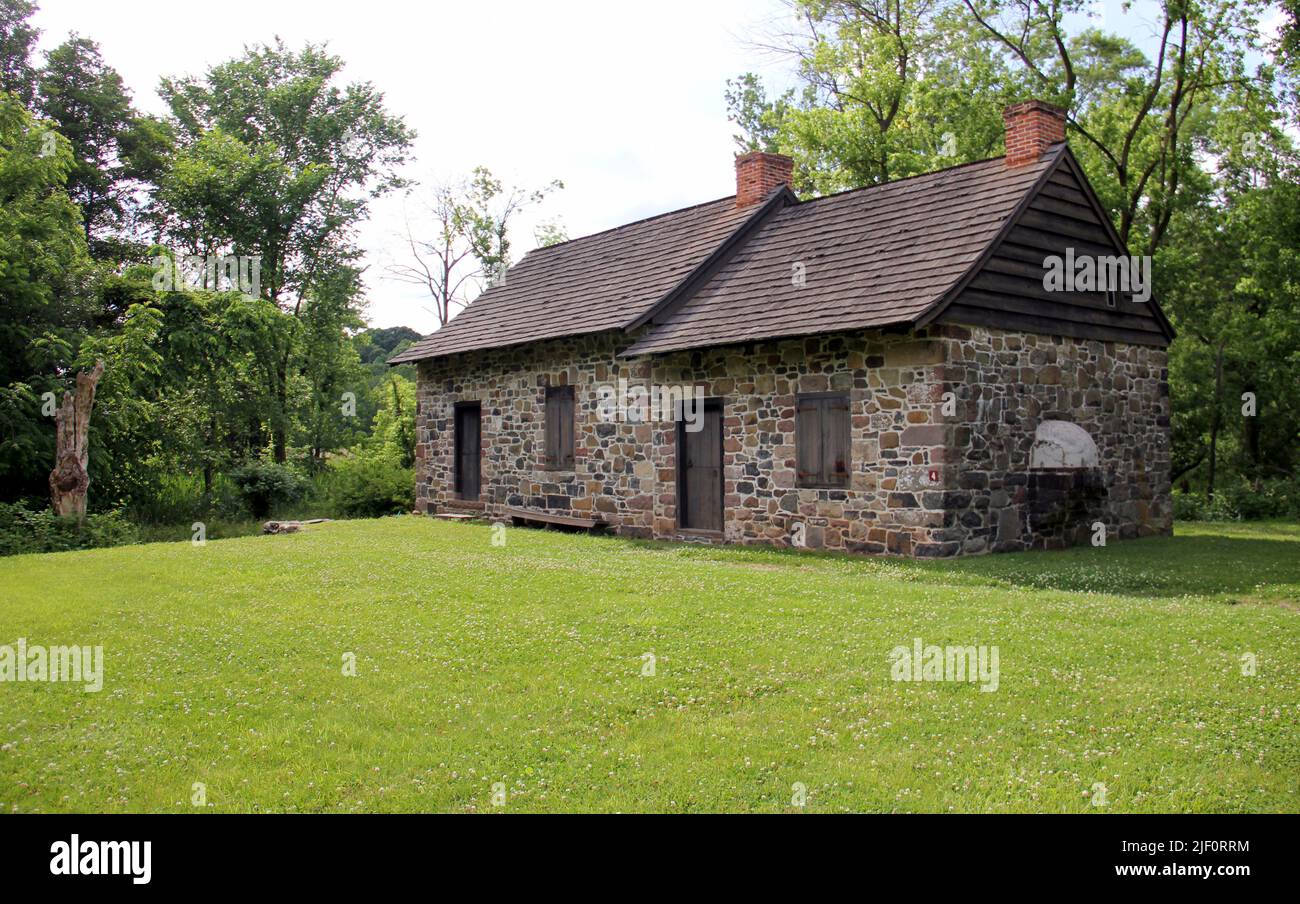 Christopher House, ca. 1720, at Historic Richmond Town, collection of ...