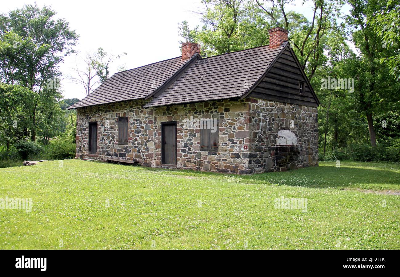 Christopher House, ca. 1720, at Historic Richmond Town, collection of ...