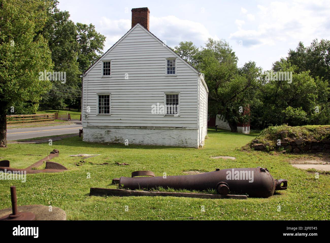 Boehm House, built ca. 1750, side view, at Historic Richmond Town ...