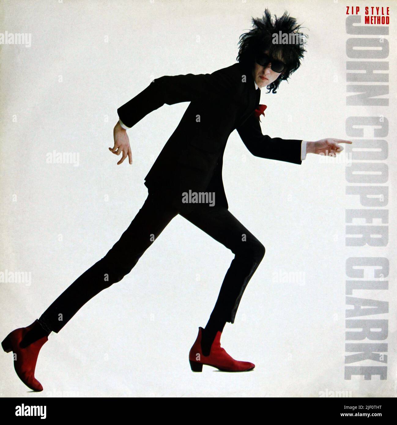 John Cooper Clarke: 1982. LP front cover: 'Zip Style Method' Stock ...