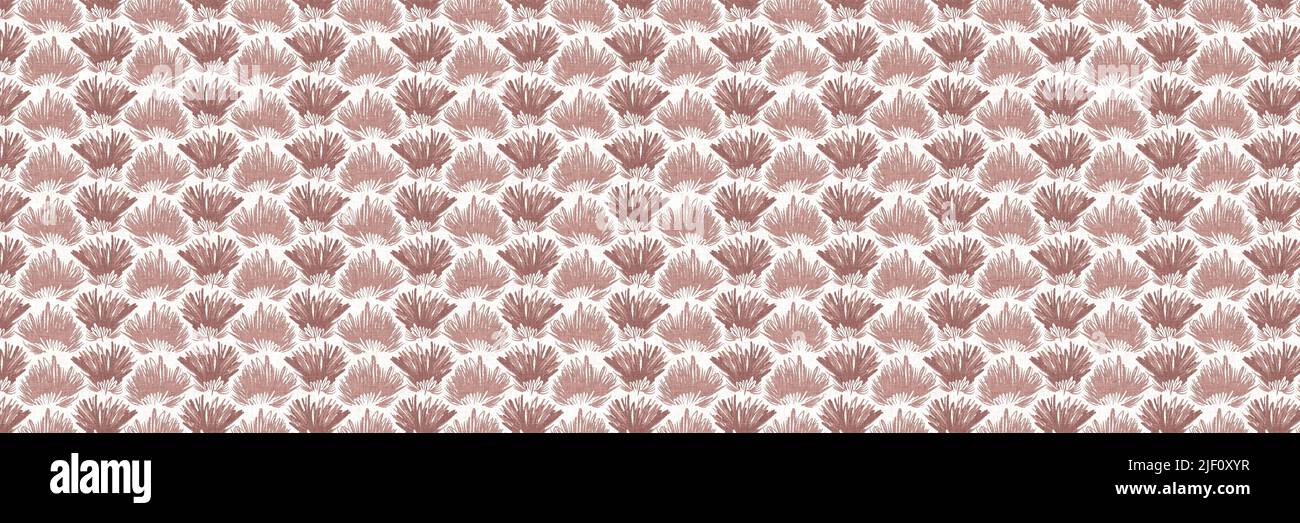 Gender neutral floral flower seamless raster border. Simple whimsical 2 ...