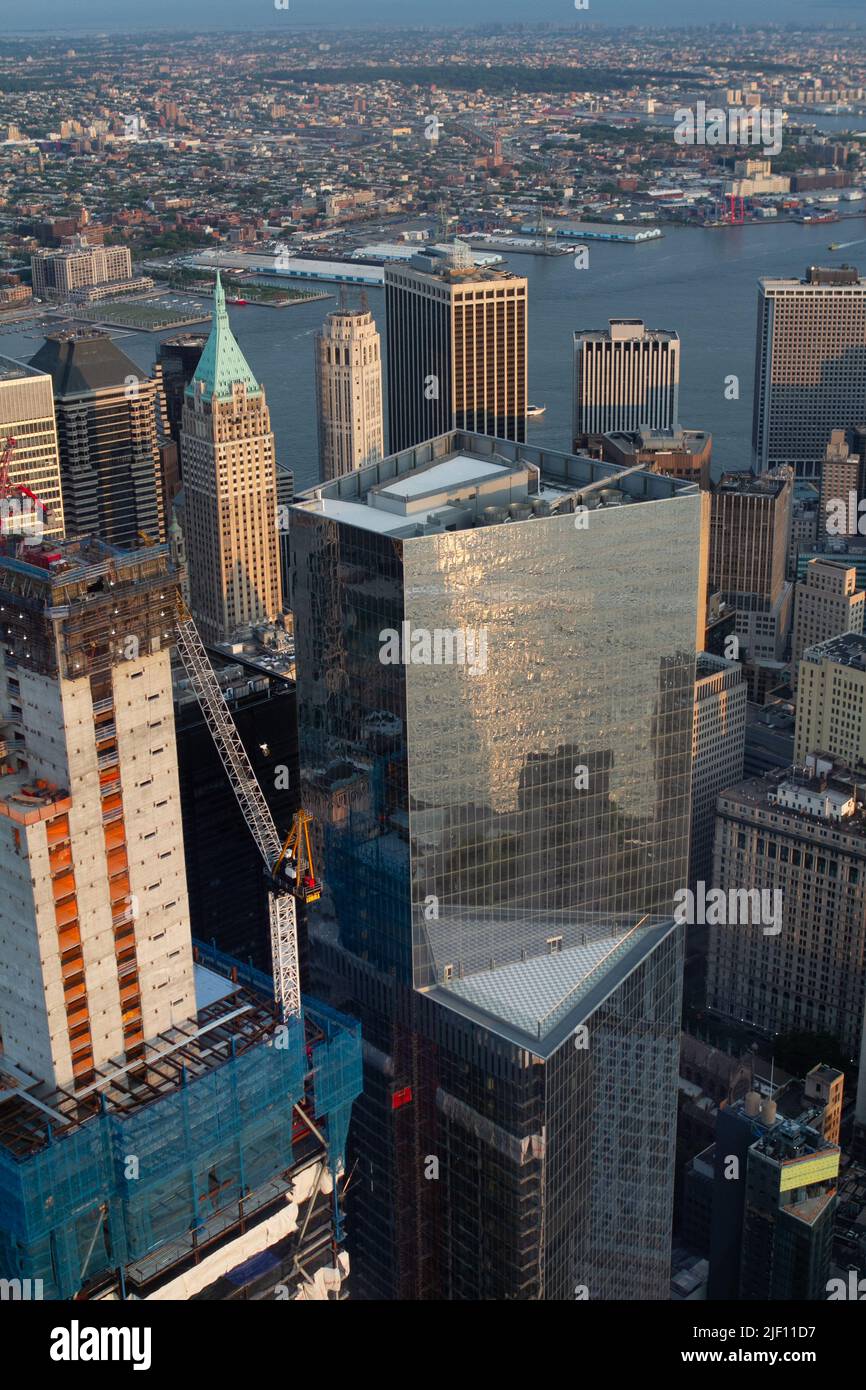Aerial view of Manhattan in New York city Stock Photo - Alamy
