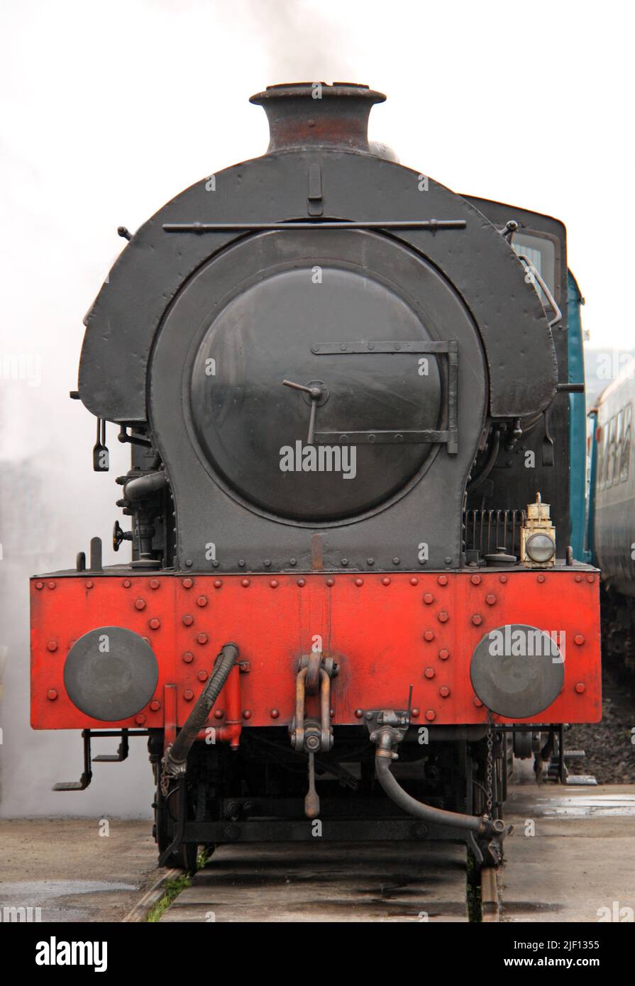 The Front of a Vintage Steam Train Engine Stock Photo - Alamy