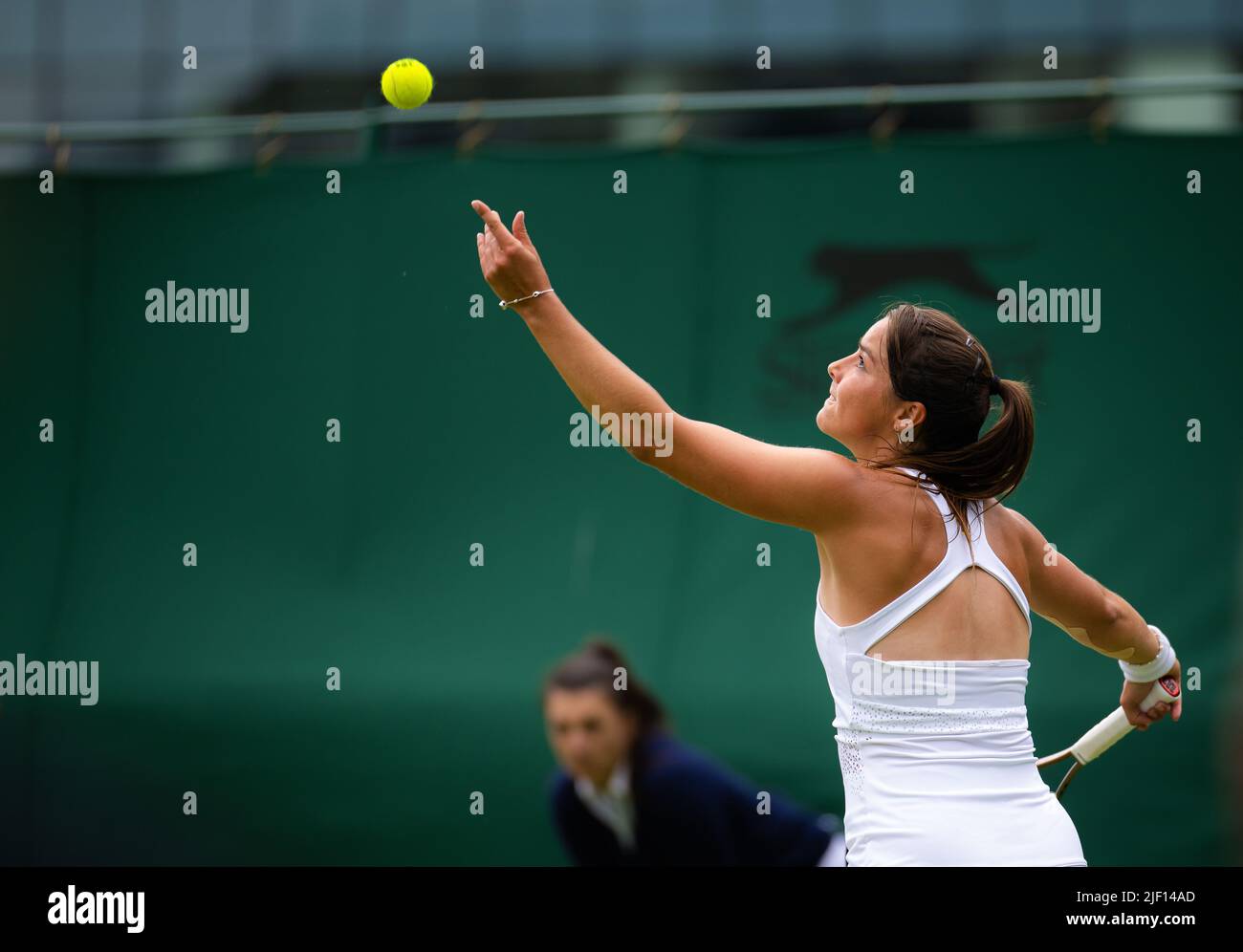 June 27, 2022, Rome, England: Jodie Burrage of Great Britain in action ...