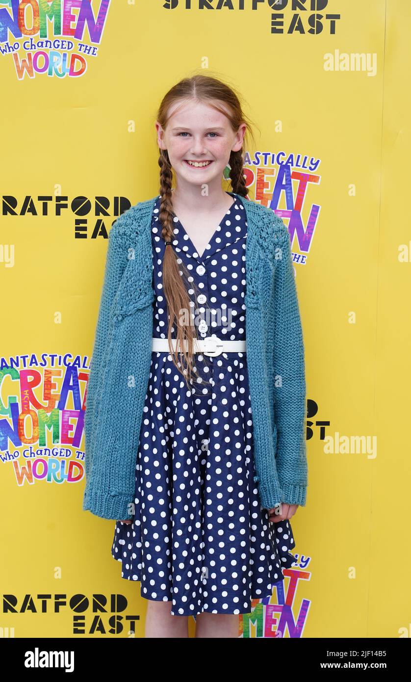 Abigail Graham arrives at the gala night for pop musical Fantastically ...