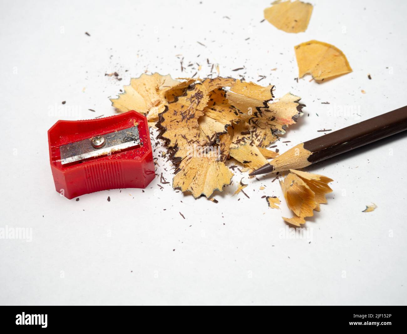 Sharpened artists pencils with sharpener hi-res stock photography and ...