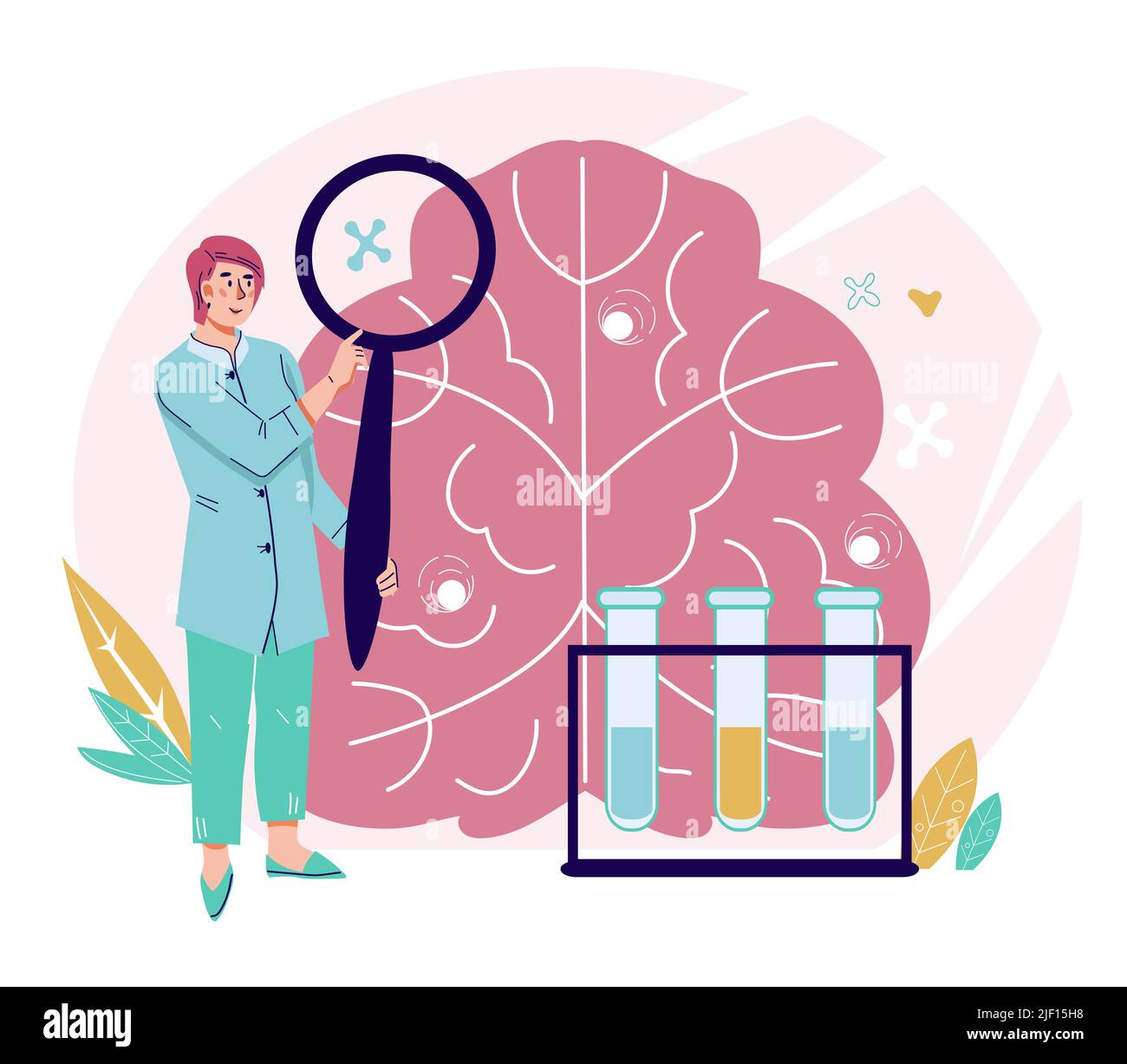 Nerve diseases Stock Vector Images - Alamy