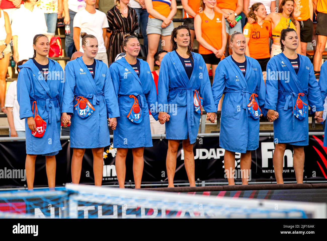 BUDAPEST, HUNGARY - JUNE 28: Team of the Netherlands, Vivian Sevenich ...