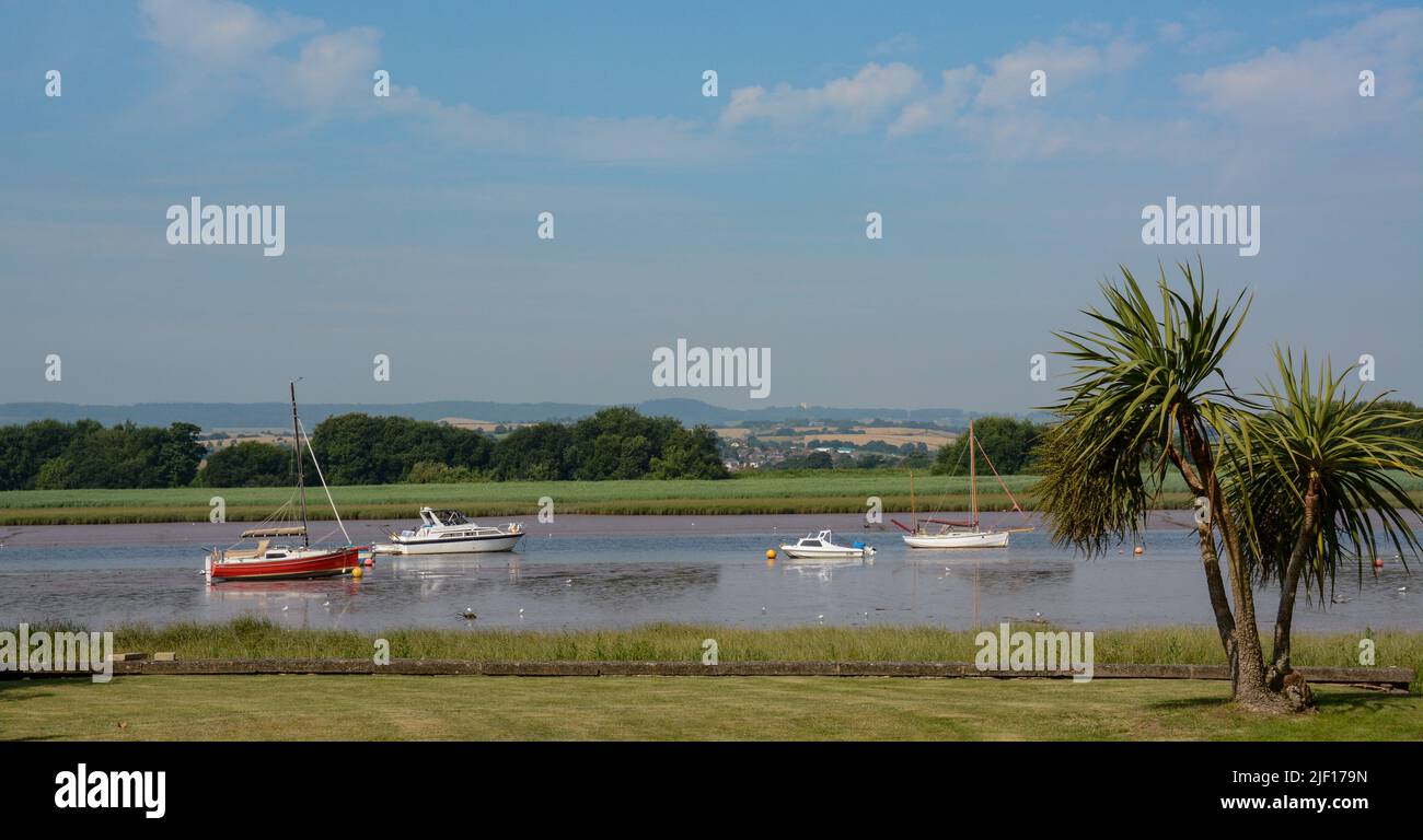 Topsham on the Exe Estuary, Devon Stock Photo - Alamy