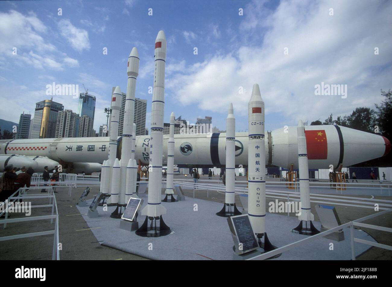 Chinese Rockets at a chinese Show in the City centre of Hong Kong ...