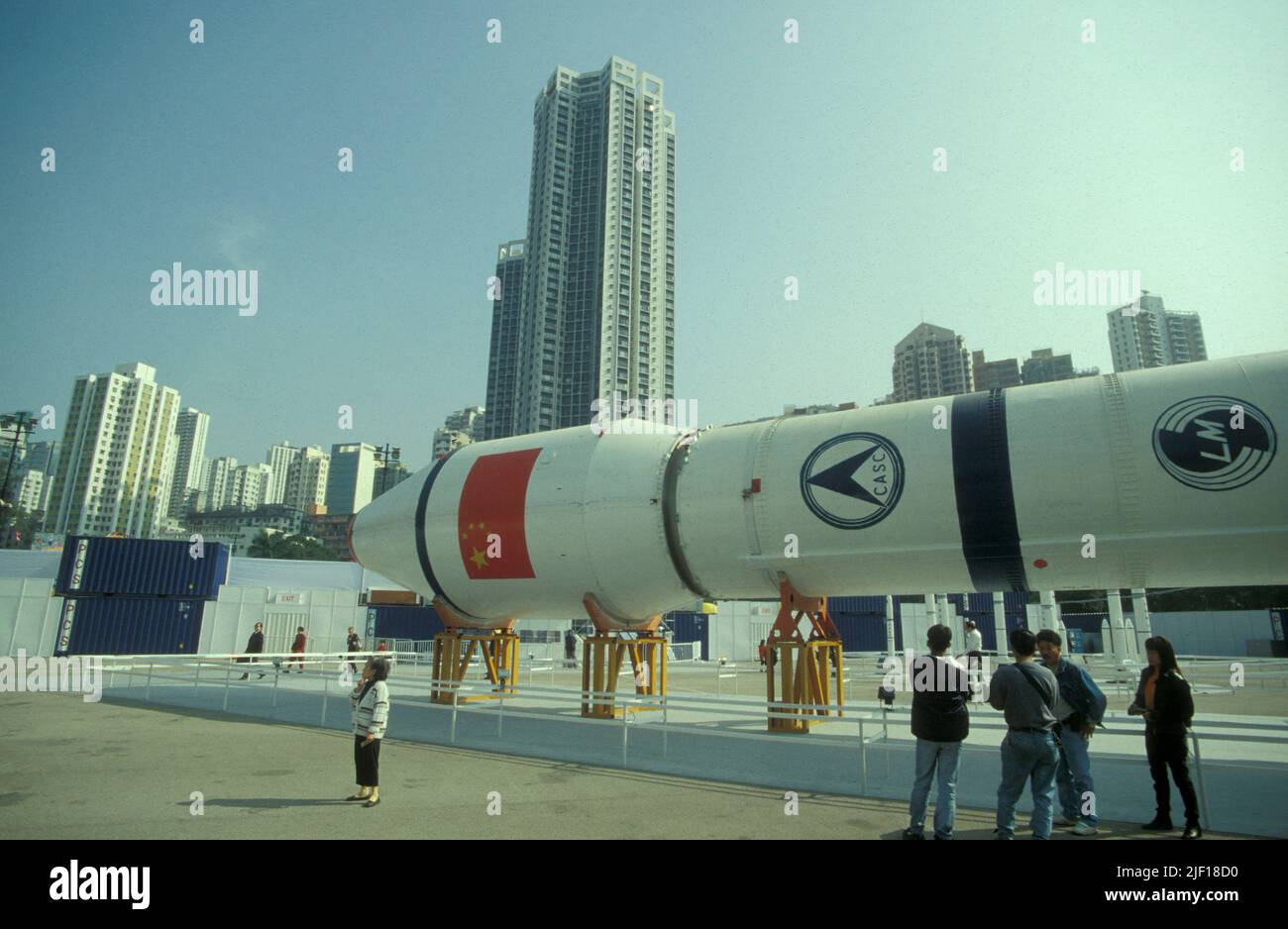 Chinese Rockets at a chinese Show in the City centre of Hong Kong ...