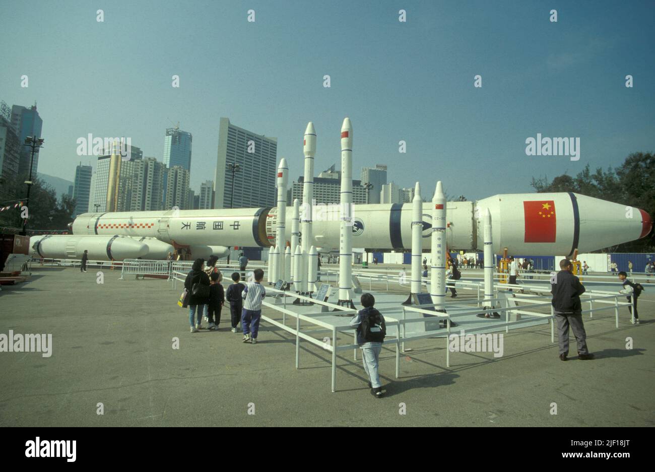 Chinese Rockets at a chinese Show in the City centre of Hong Kong ...