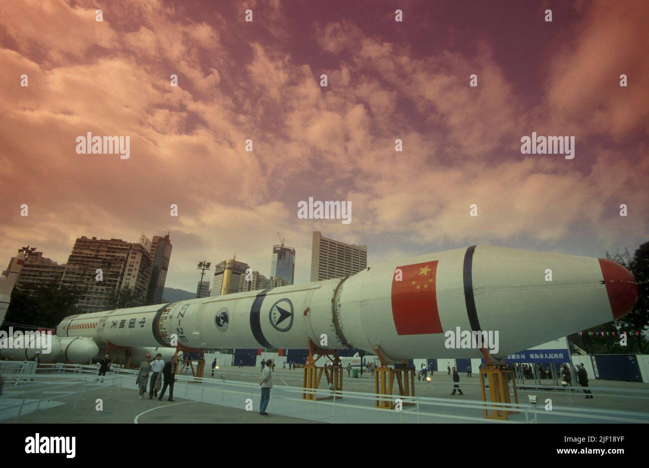 Chinese Rockets at a chinese Show in the City centre of Hong Kong ...