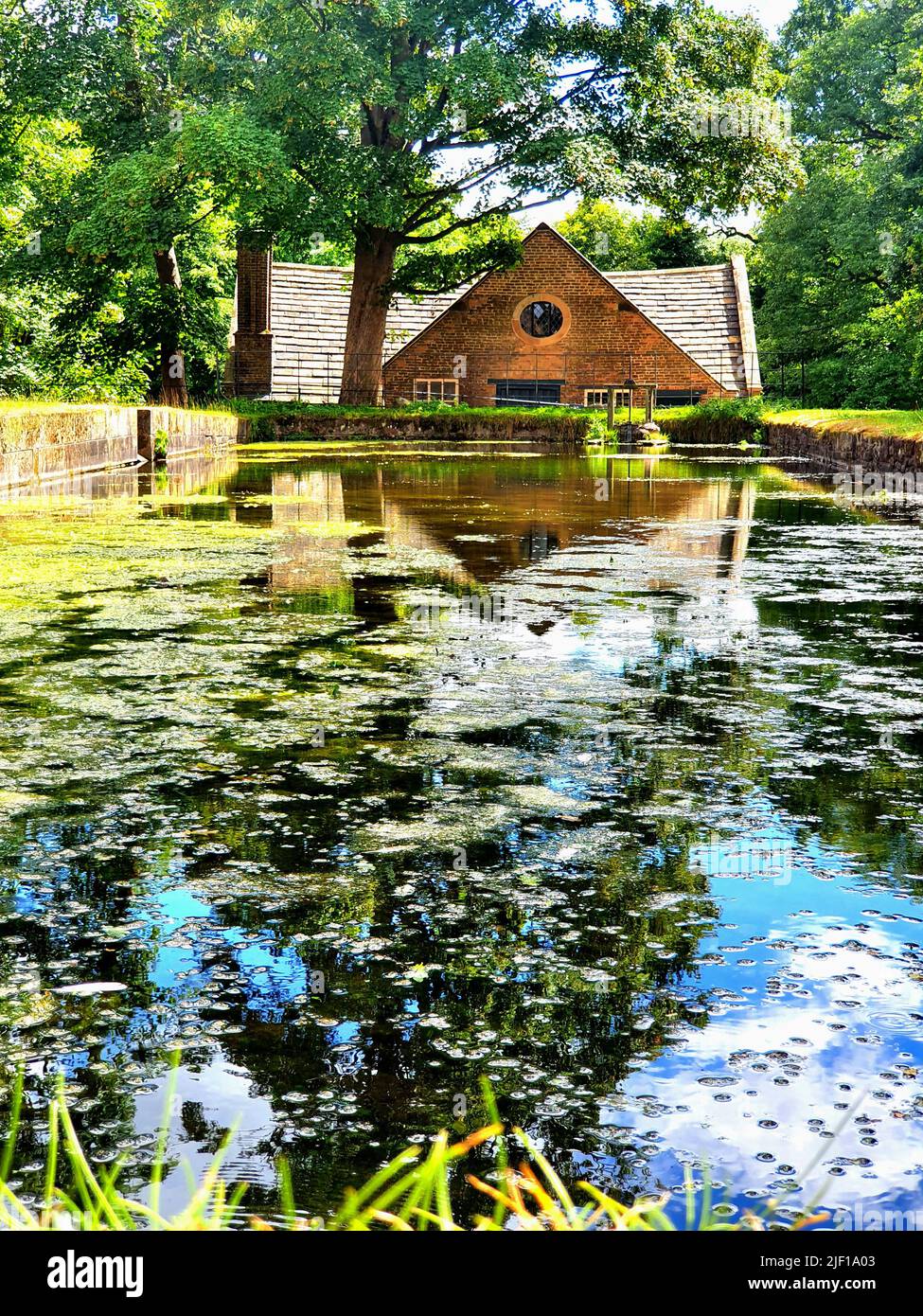 Photograph of old english buildings architecture water mill watermill ...
