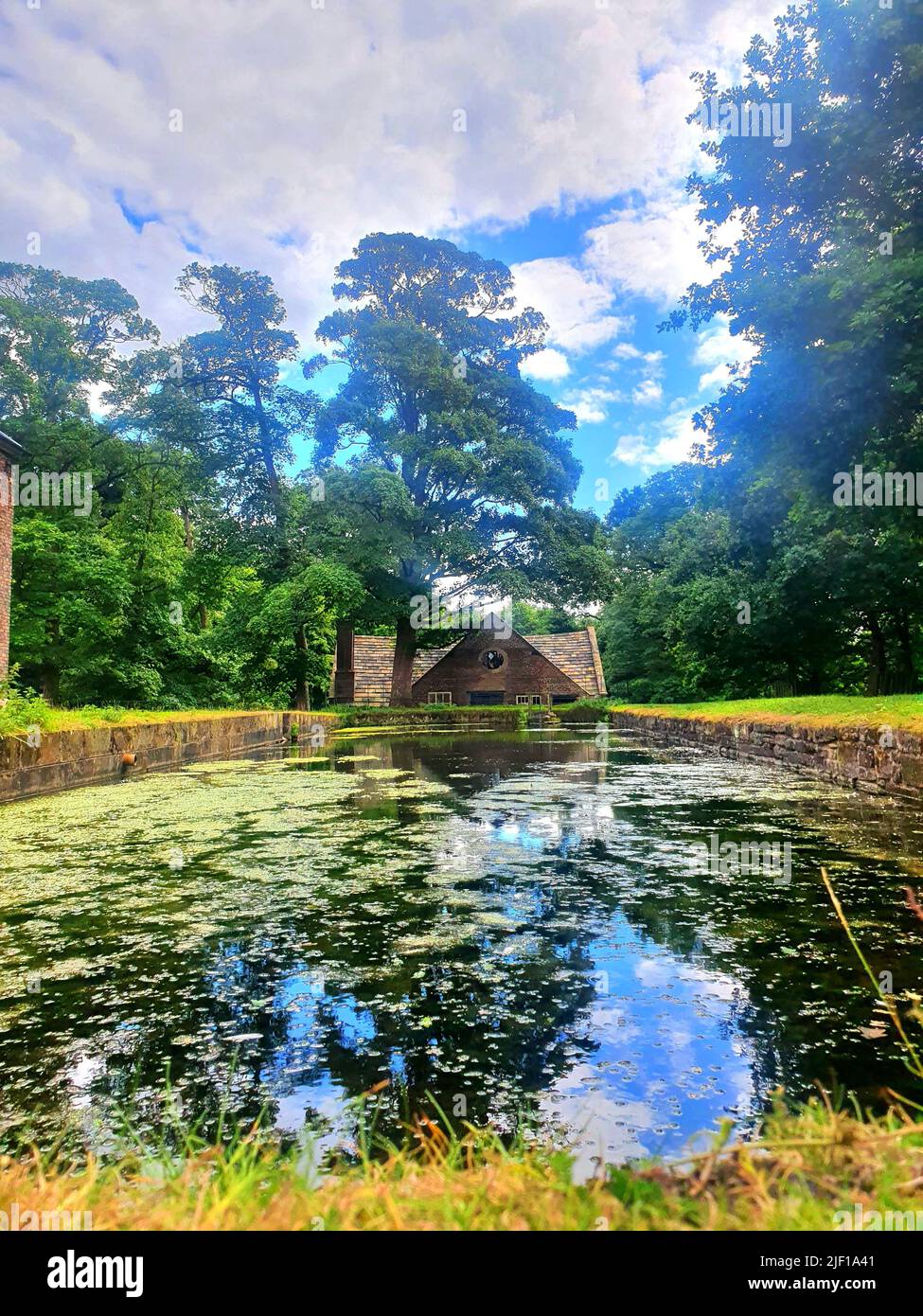 Photograph of old english buildings architecture water mill watermill ...