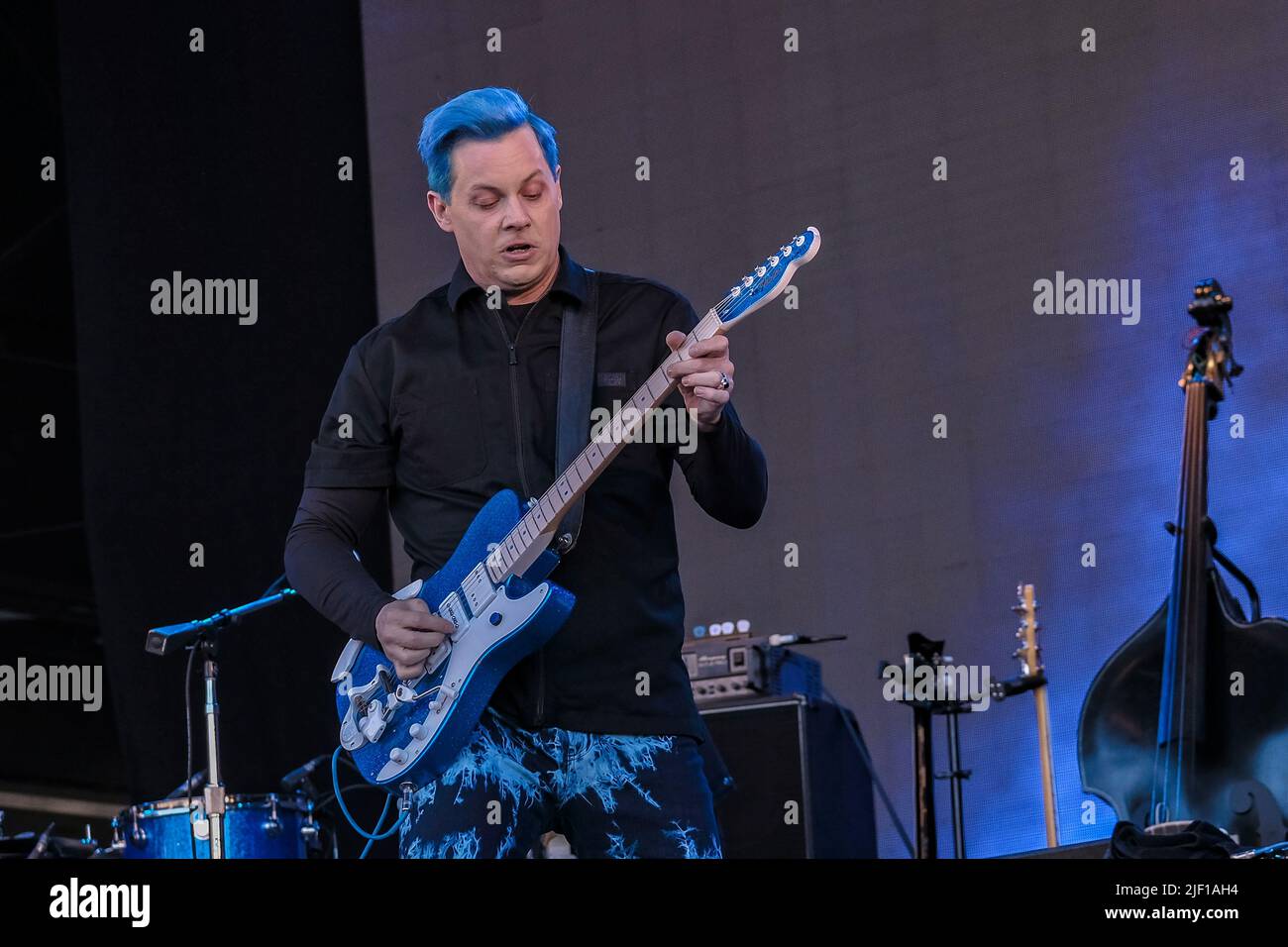 Singer songwriter and guitarist John Anthony White, ne Gillis, commonly ...