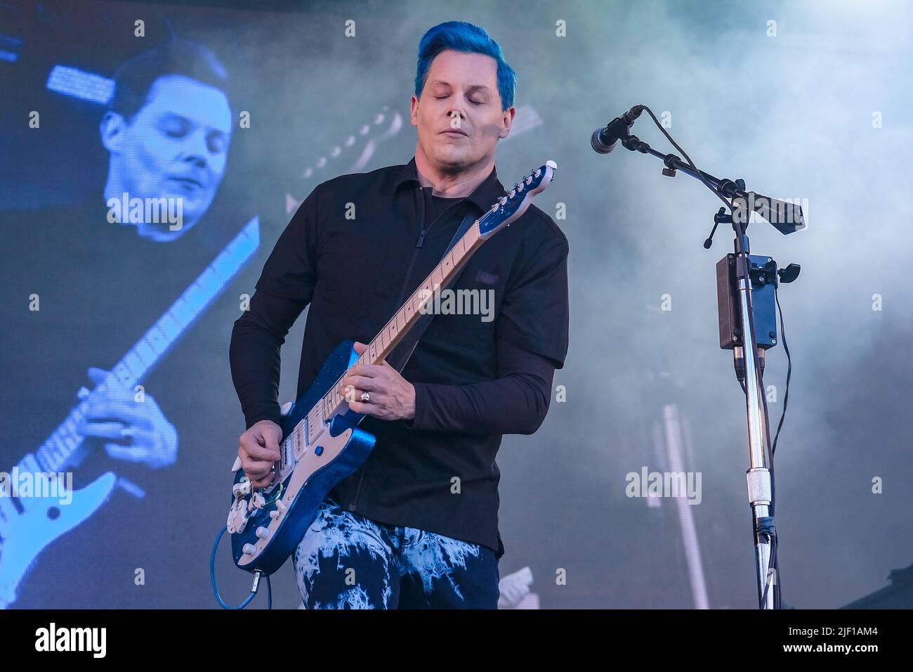 Singer songwriter and guitarist John Anthony White, ne Gillis, commonly ...