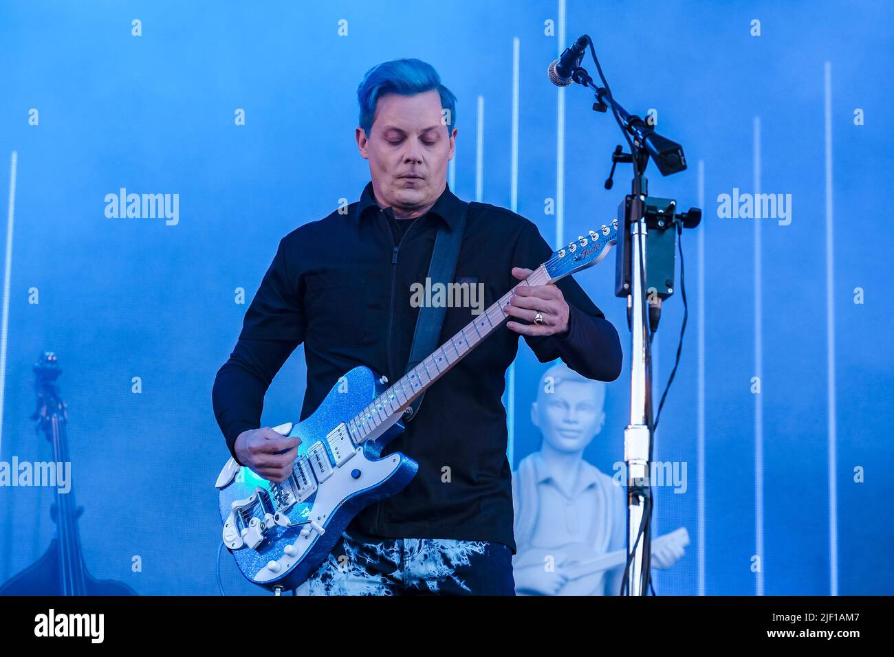 Singer songwriter and guitarist John Anthony White, ne Gillis, commonly ...