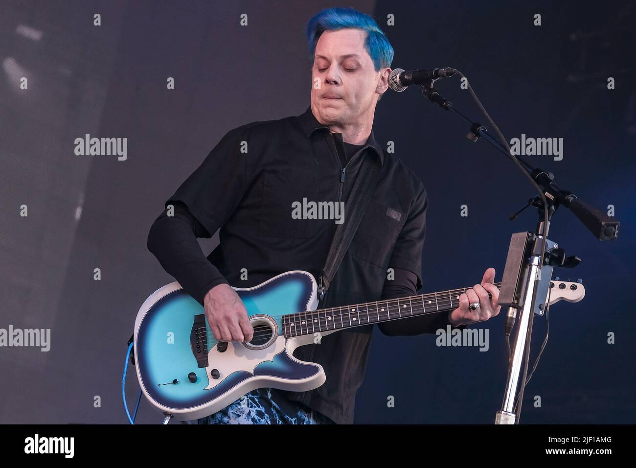 Singer songwriter and guitarist John Anthony White, ne Gillis, commonly ...