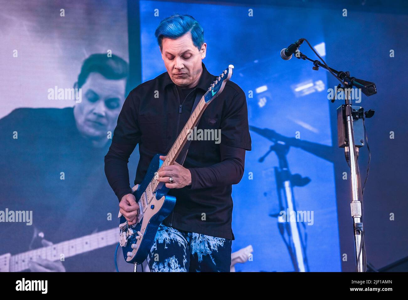 Singer songwriter and guitarist John Anthony White, ne Gillis, commonly ...