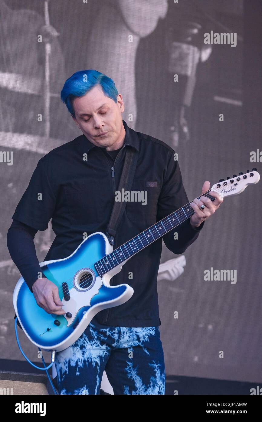 Singer songwriter and guitarist John Anthony White, ne Gillis, commonly ...