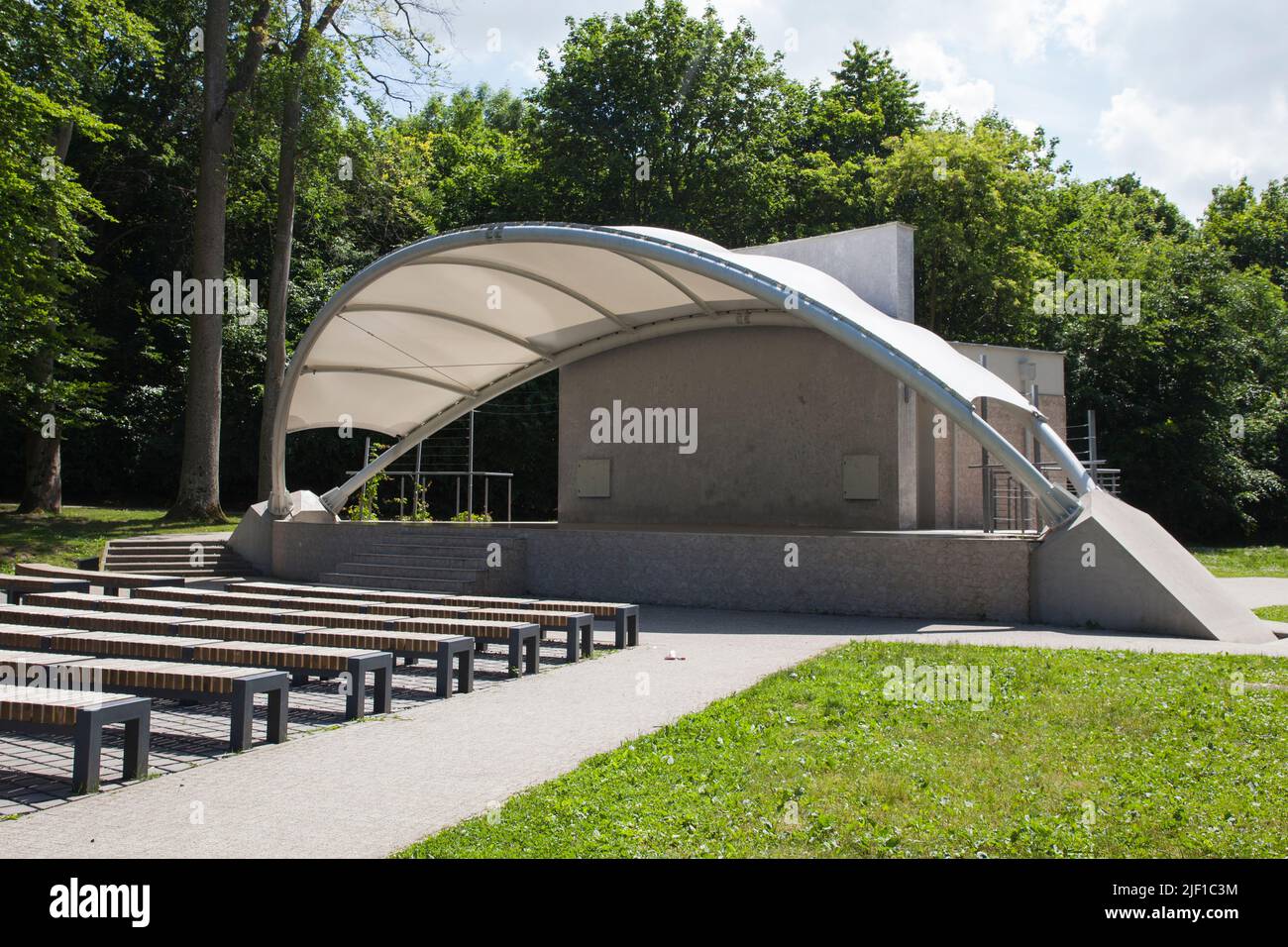 Orana Amphitheater in Orunia Park Gdansk - Amfiteatr Orana, Park ...