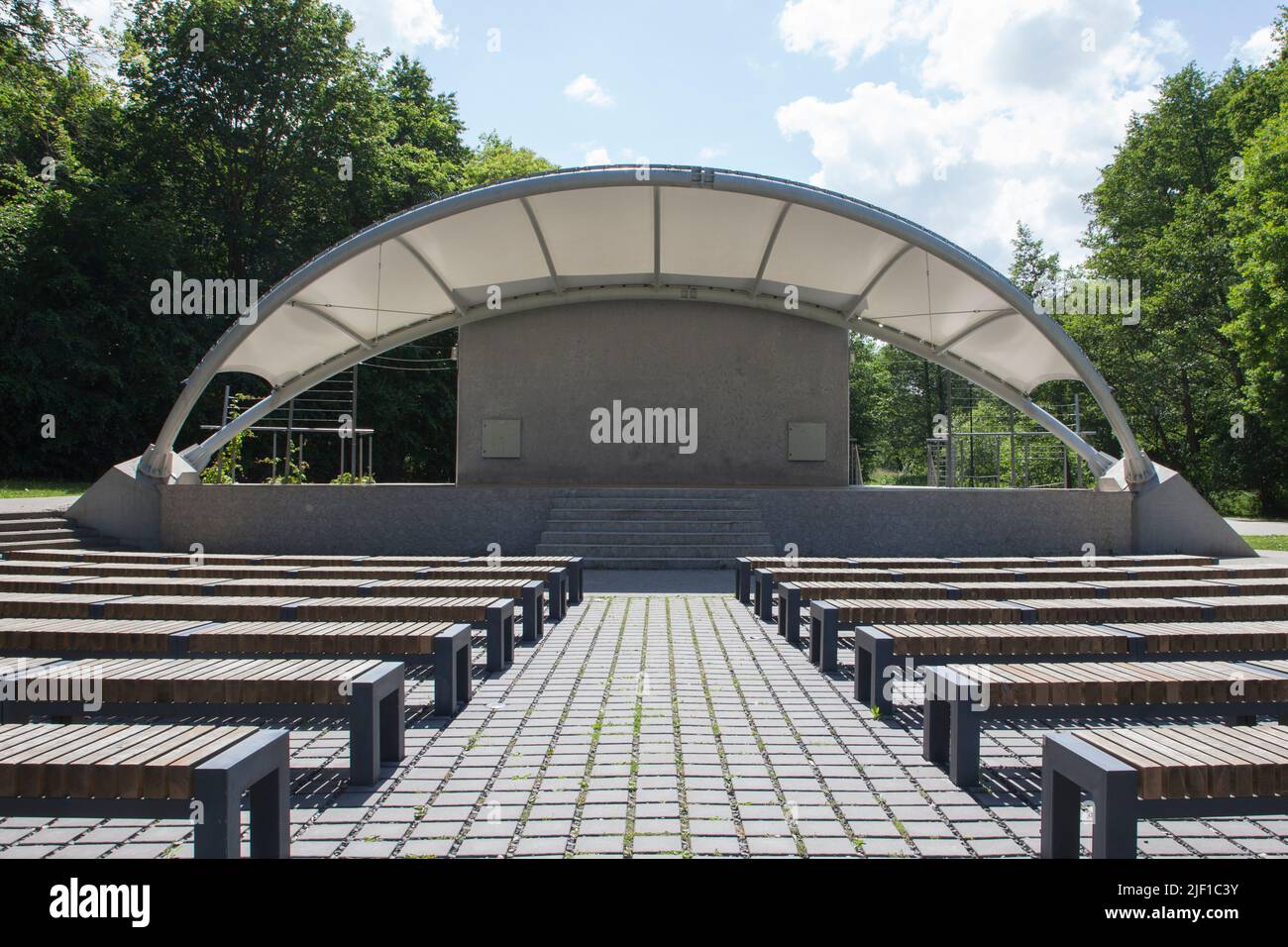 Orana Amphitheater in Orunia Park Gdansk - Amfiteatr Orana, Park ...