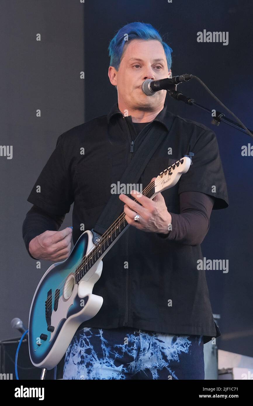 Singer songwriter and guitarist John Anthony White, ne Gillis, commonly ...