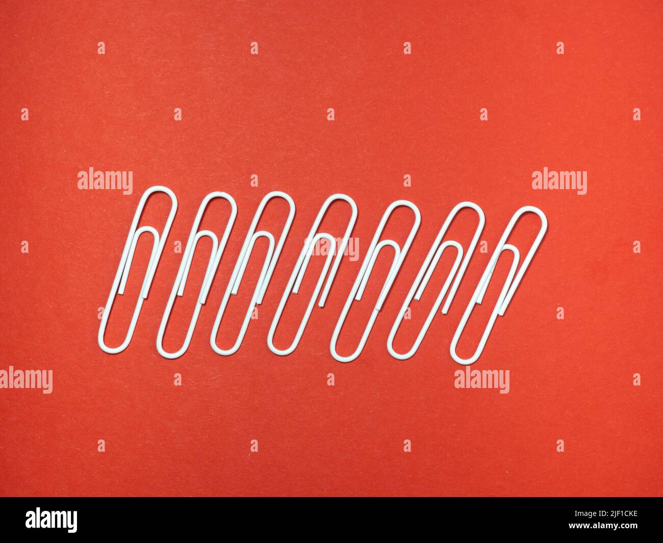 Paper work. Colored paper clips. Work with documents. Office ...