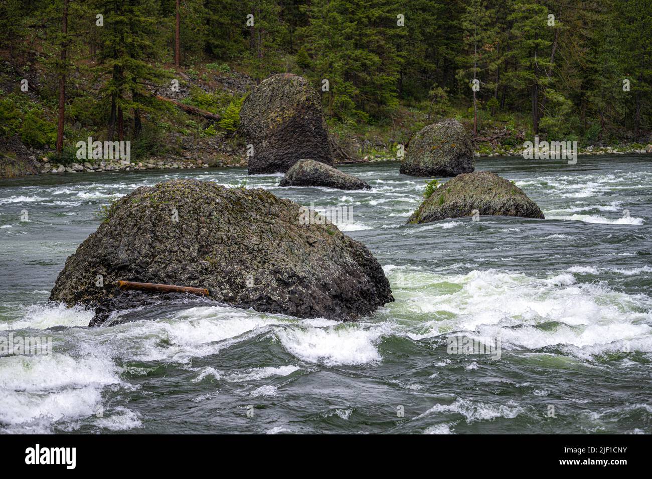 Spokane River in Washington State Stock Photo - Alamy