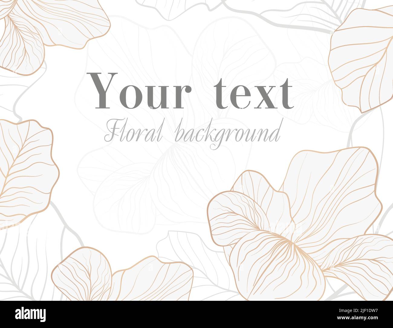 Floral abstract wedding, ceremonial background Stock Vector Image & Art ...