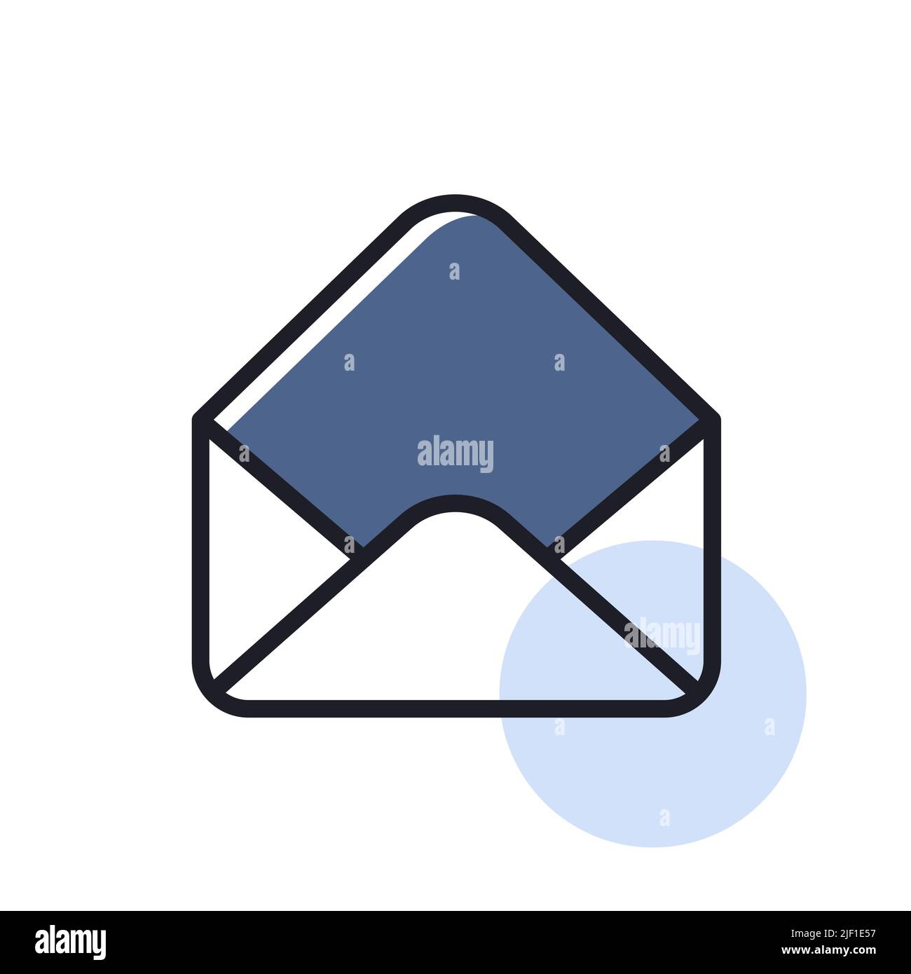 Open envelope vector icon. E-commerce sign. Graph symbol for your web ...