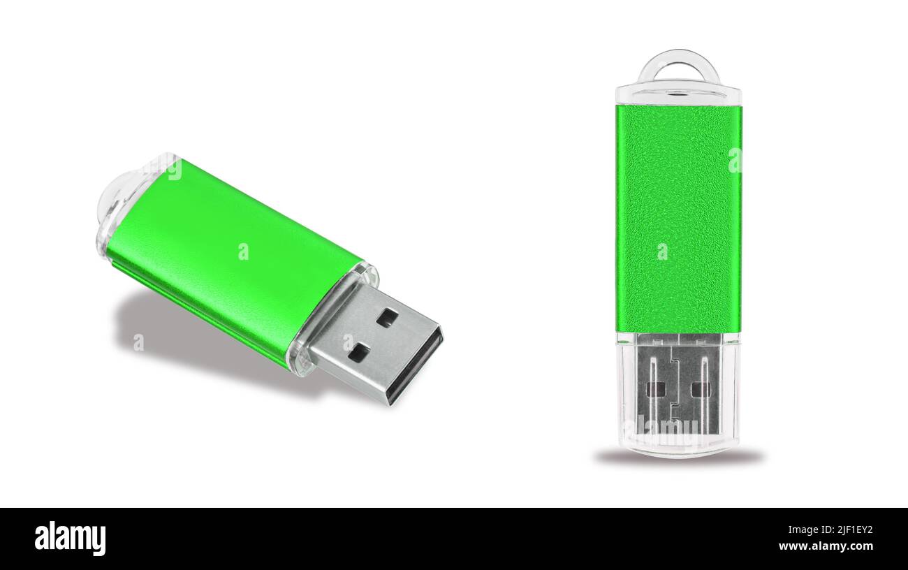 USB flash drive, flash memory on a white background Stock Photo - Alamy
