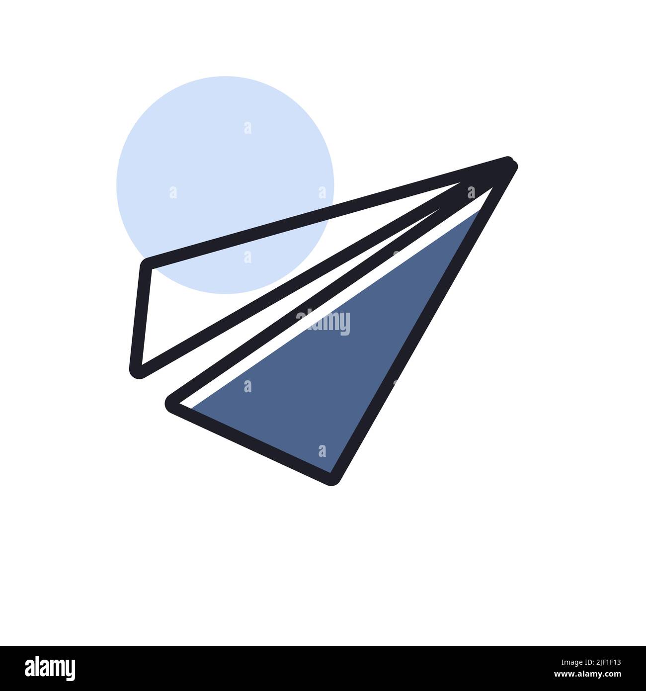 Paper plane, message icon. E-commerce sign. Graph symbol for your web ...